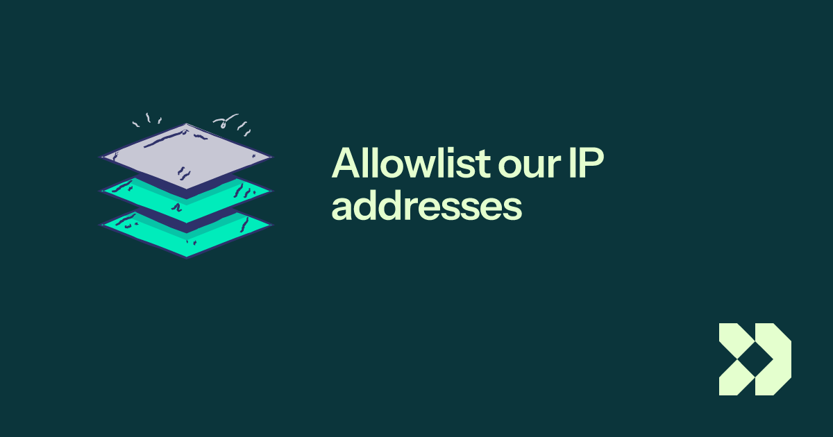 Allowlist our IP addresses | Customer.io Docs